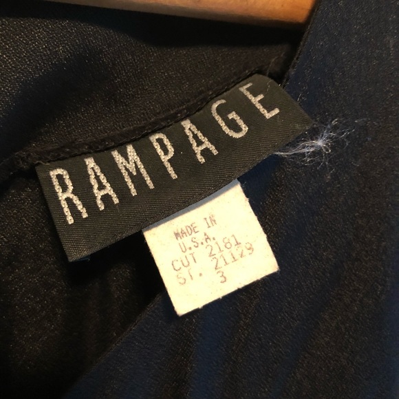 Rampage | Dresses | Vintage Rampage Lbd Mini With Sheer Sleeves | Poshmark